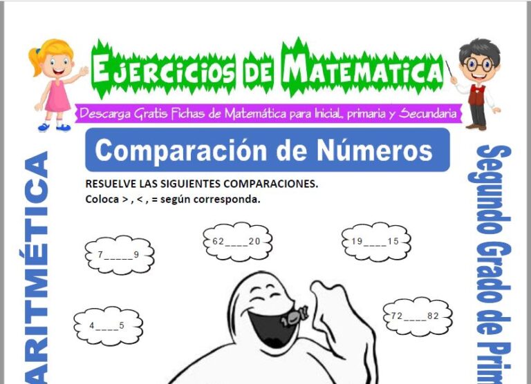 Ejercicios de Comparación de Números para Segundo de Primaria